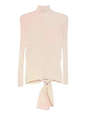 Moschino Roll-neck Top - Pink