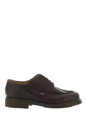 Paraboot Toe Cap Leather Derby Shoes - Brown