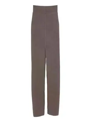 Rick Owens Ribbed Slit Skirt - Brown