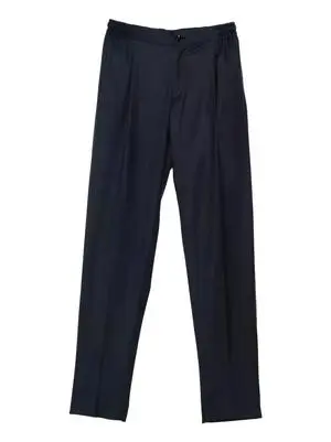 Kiton Elasticated-waist Trousers - Blue