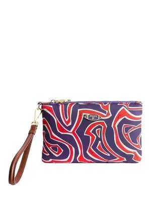 Emilio Pucci Labirinto Print Makeup Bag - Purple