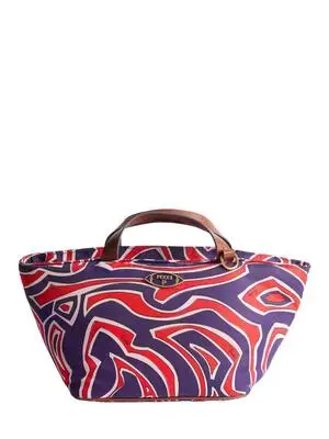 Emilio Pucci Printed Tote Bag Purple