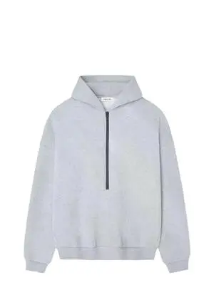 Fear Of God Hooded Zip Sweatshirt - Grey