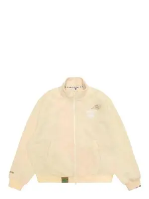 AAPE BY *A BATHING APE® Embroidered Zip Jacket - Neutrals