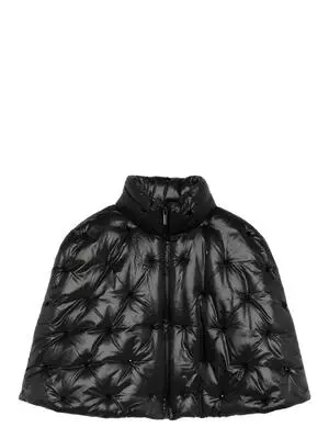 AMEN Quilted Zip-Up Cape
