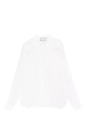 Tagliatore Pleated Detail Shirt - White