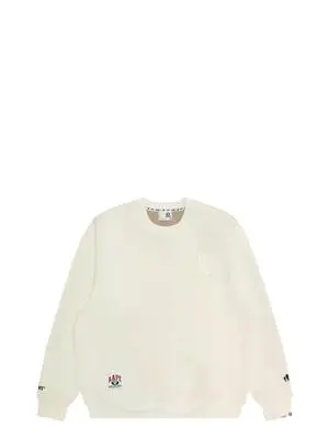 AAPE BY *A BATHING APE Appliqué Graphic Sweatshirt - Neutrals