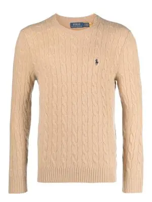 Ralph Lauren Cable Knit Sweater - Beige