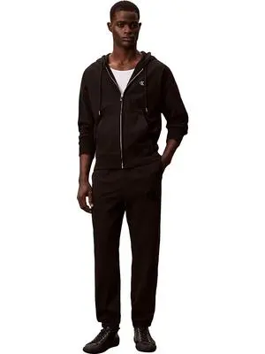 Calvin Klein Calvin Klein Fleece Monogram Patch Joggers Black