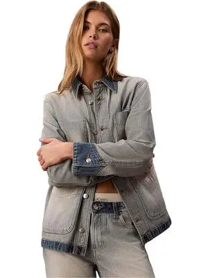 Calvin Klein Denim Chore Jacket - Indigo