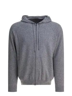 HERNO Cashmere Zip-Up Hoodie