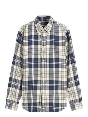 Polo Ralph Lauren Button Down Check Shirt - Off White/navy