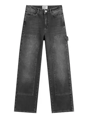 DAMSON MADDER Tovie Double Knee Jeans - Grey