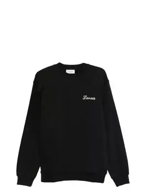 LANEUS Logo-embroidered Sweatshirt - Black