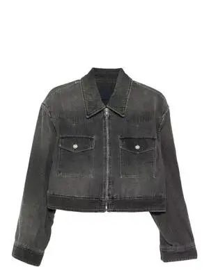 JUUN.J Corduroy Zip-up Jacket - Grey