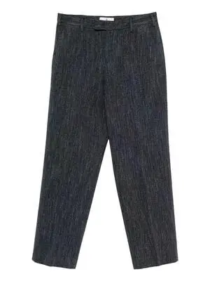 PT TORINO Herringbone Trousers - Grey