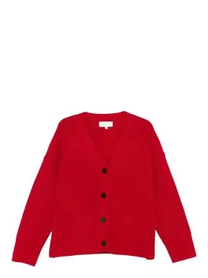 Studio Nicholson Merino Wool Cardigan - Red
