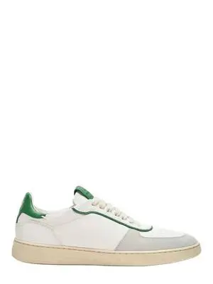 STUART WEITZMAN Perforated Derby Sneakers - White