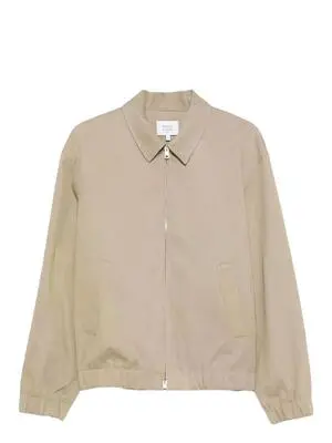 Maison Kitsuné Zip-up Bomber Jacket - Neutrals