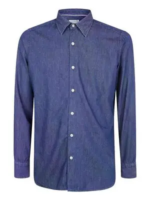 TINTORIA MATTEI 954 Button-up Denim Shirt - Blue