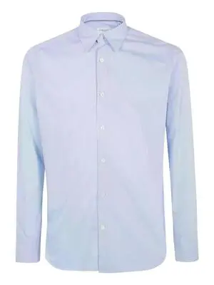 TINTORIA MATTEI 954 Button-up Cotton Shirt - Blue