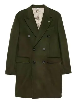 MANUEL RITZ Double-breasted Coat - Green