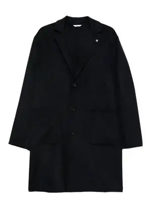 MANUEL RITZ Single-breasted Coat - Black
