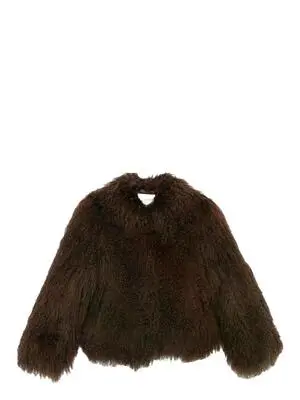 DUCIE Rochelle Shearling Jacket Brown