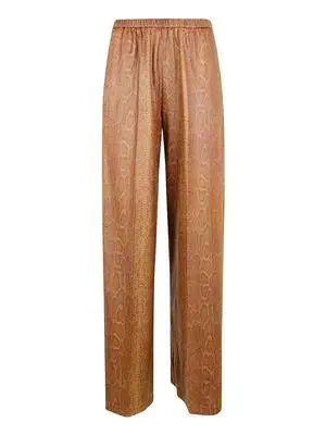 FORTE_FORTE Snake-Print Trousers