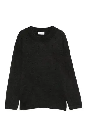 BARBA NAPOLI Crew-neck Long-sleeve Sweater - Black