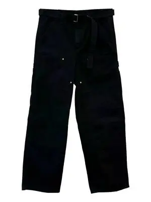 Sacai Belted Trousers - Black