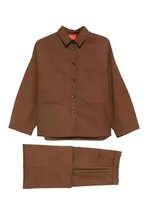 MERCI Cotton Shirt - Brown