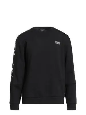 EA7 Cotton-blend Fleece Sweatshirt - Black