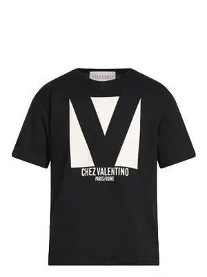 Valentino Garavani T-shirt Size Cotton - Black