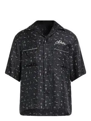 Amiri Shirt Size Silk - Black