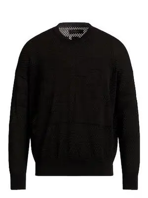 Amiri Cotton Knit Sweater - Black
