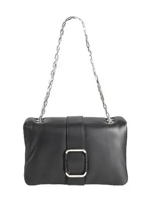 Ba&sh Lambskin Shoulder Bag - Black