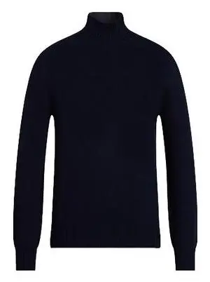 ARAGONA Merino Wool Turtleneck - Blue