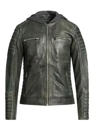 Bolongaro Trevor Dark Sheepskin Jacket - Green