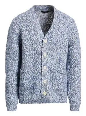 DANIELE FIESOLI Lab Cardigan With Snap Fastenings - Blue