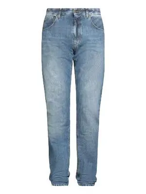 PT TORINO Cotton Denim Straight-leg Jeans - Blue