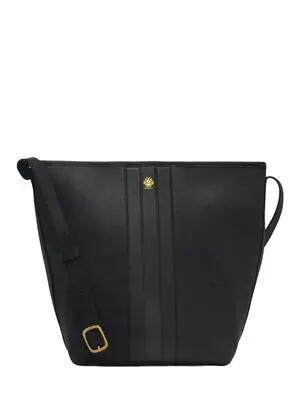 BALLY Crest-Detail Leather Bucket Bag