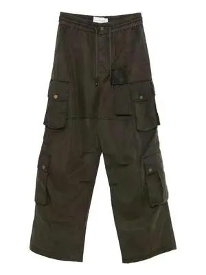 FENG CHEN WANG Cargo-pocket Trousers - Brown