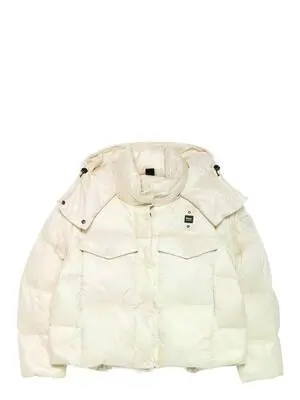 BLAUER. Hooded Parka Coat - 907 Neutral