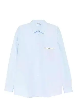 Moschino Logo-tag Shirt - Blue