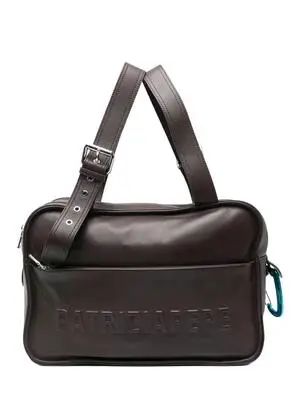 Patrizia Pepe Logo-embossed Shoulder Bag - Brown