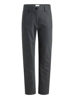 Khaite Callum Mid-rise Wool Straight-leg Pants - Grey