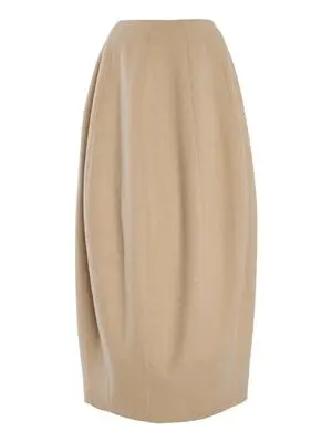 ASHLYN Callum Maxi Skirt - Nude