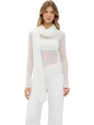 SIMONETT Wrap Tie Knit Top