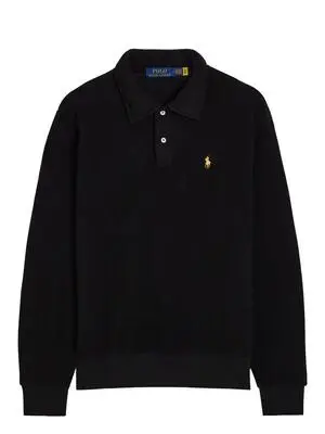 Polo Ralph Lauren Logo Cable-knit Jumper - Black